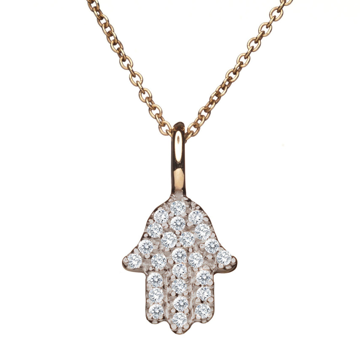 Diamond Hamsa Hand Necklace | Alef Bet by Paula | Jewelry and Home ...